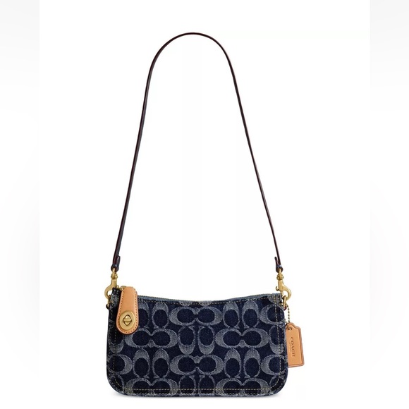 Coach | Bags | Coach Penn Cr688 B4blue Shoulder Bag In Signature Denim ...